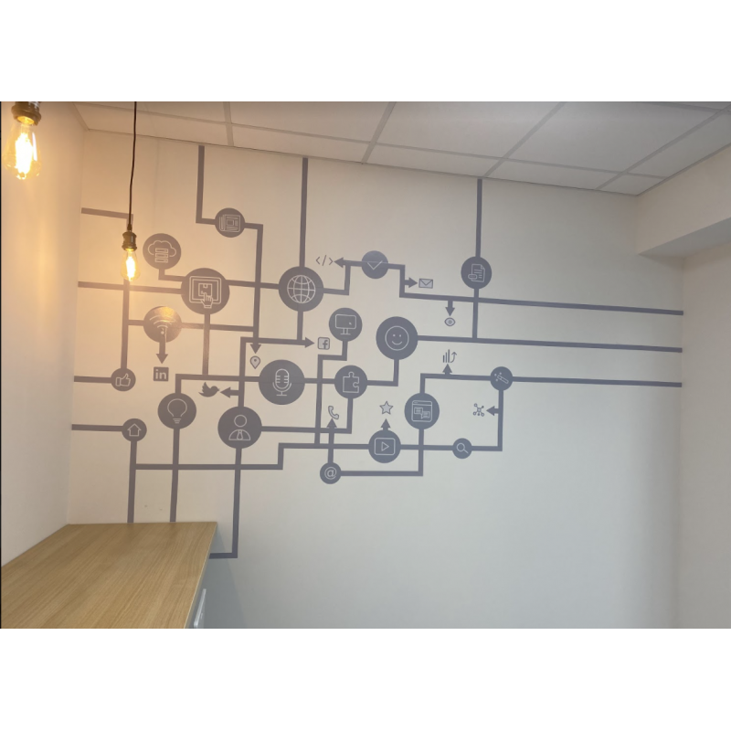 Autocollant décoration mur - HLP Factory