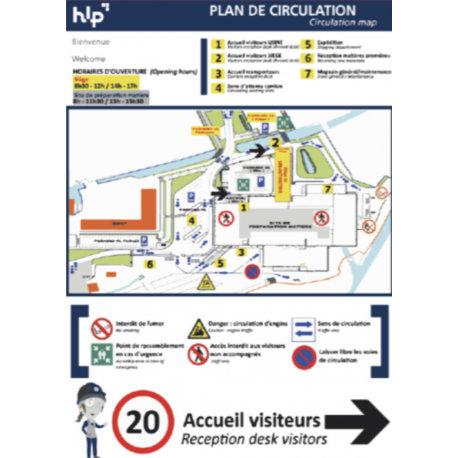 Plan de circulation - Personnalisé - HLP Factory