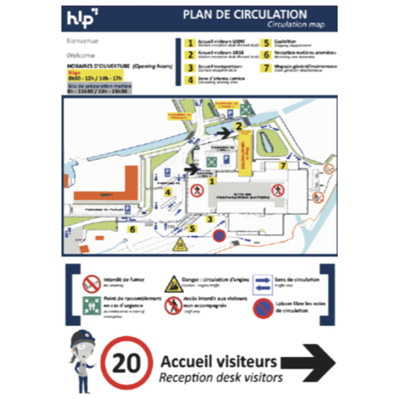 Plan de circulation - Personnalisé - HLP Factory